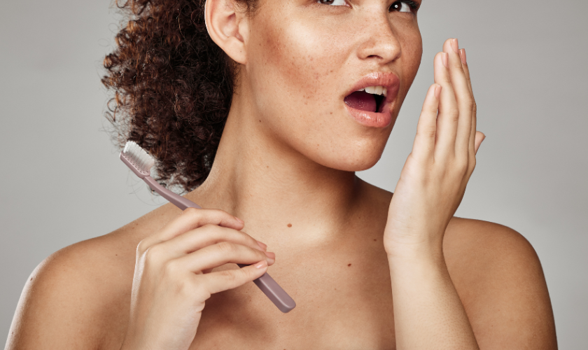 Why does my breath smell so bad even after brushing?